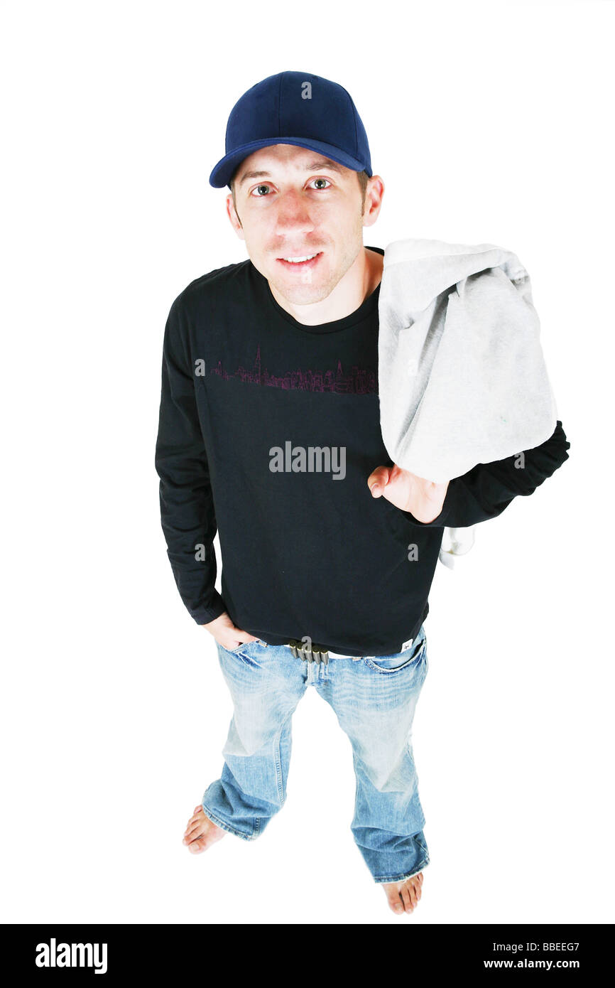 Portrait young caucasian stylish man Cut Out Stock Images & Pictures ...