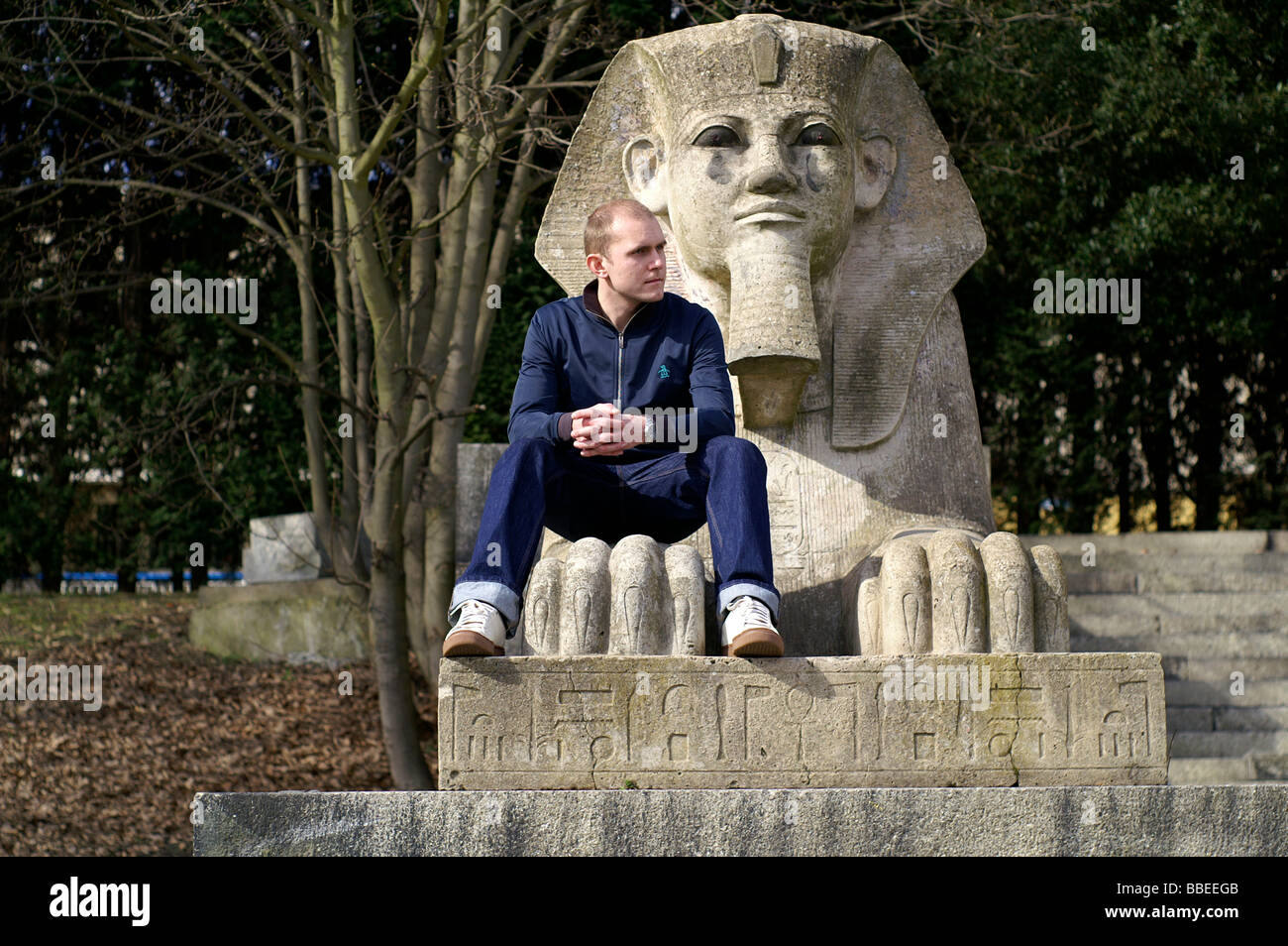 Sphinx in Crystal Palace Park Stock Photo - Alamy