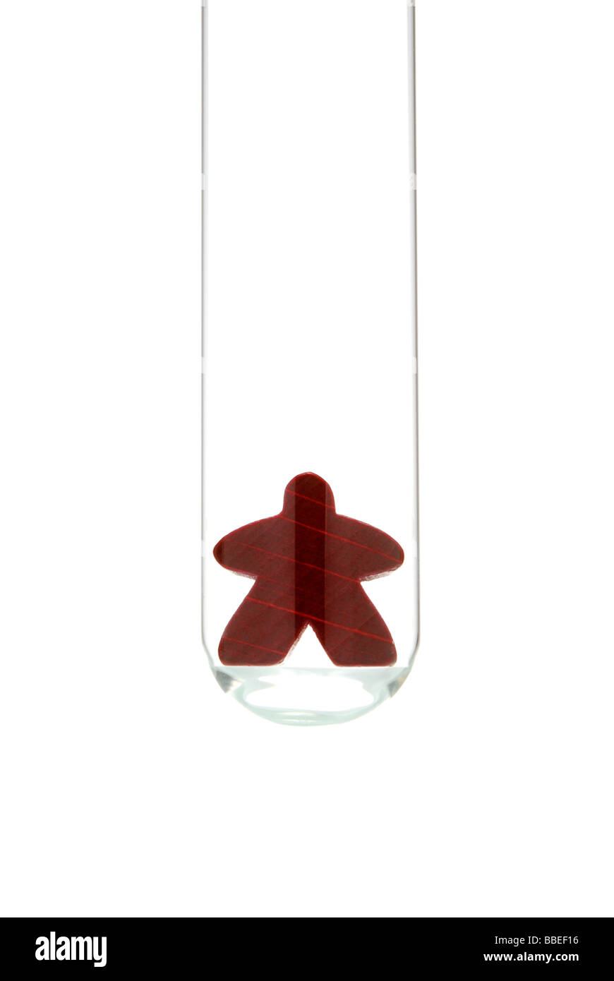 Test tube and person Cut Out Stock Images & Pictures - Alamy