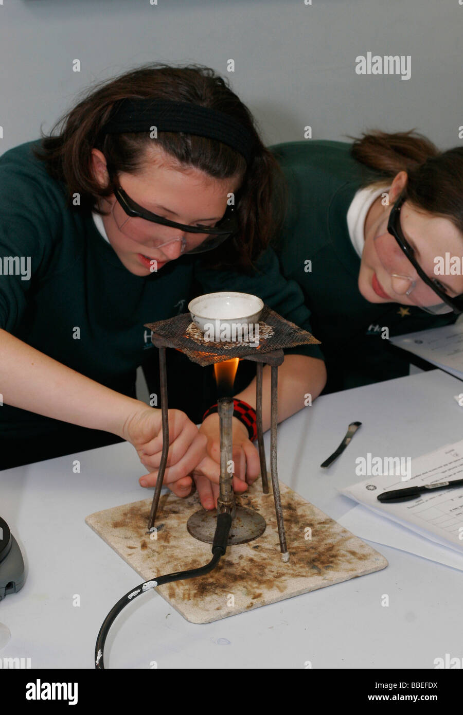 Using Bunsen Burner