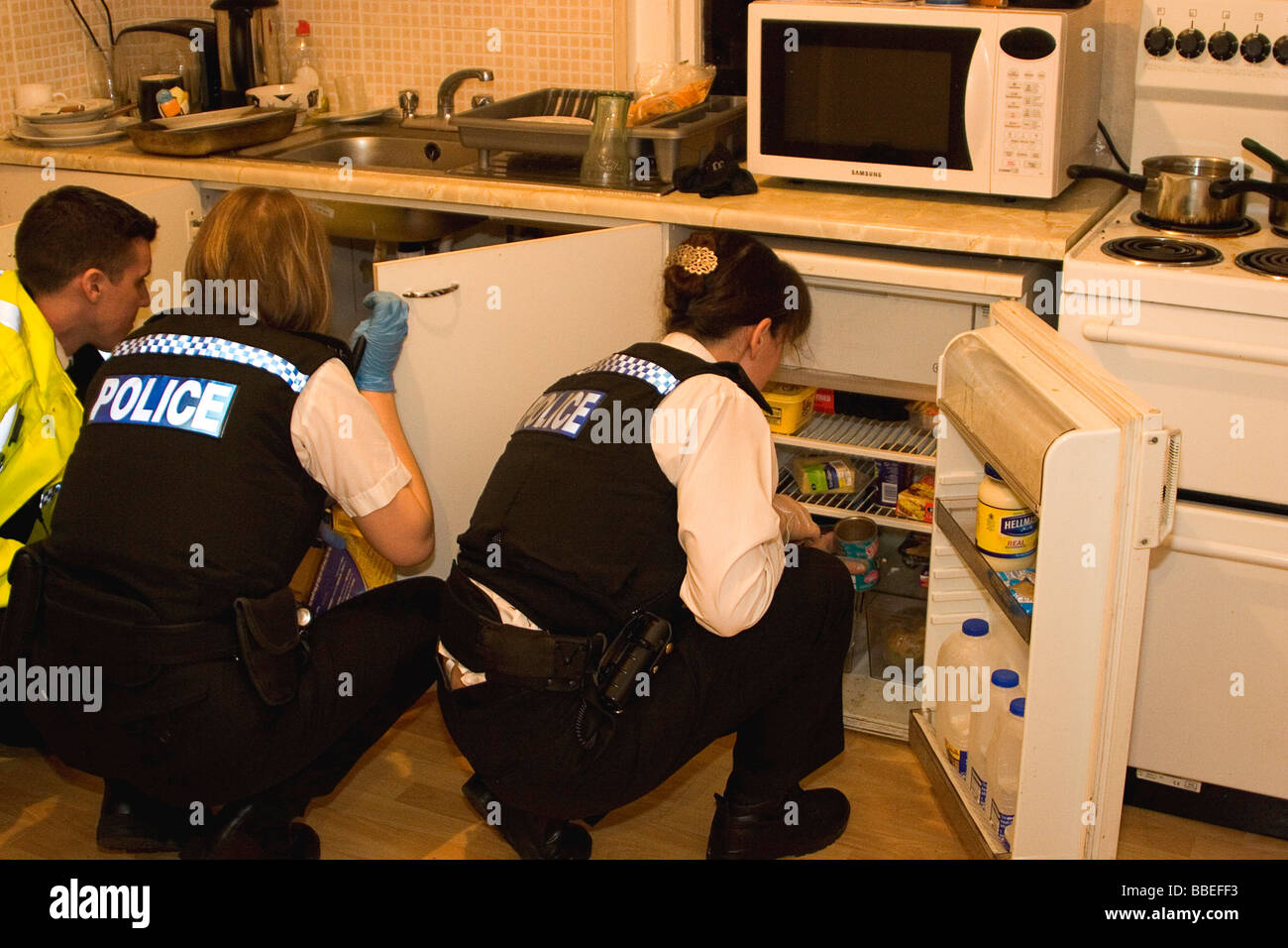 Police Searching A House