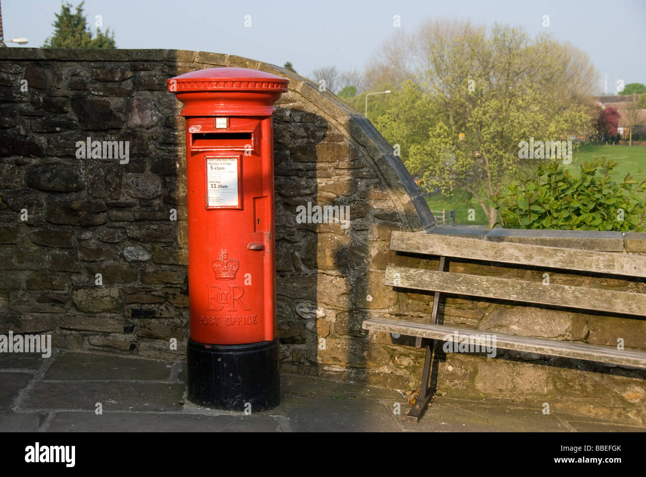 Red post box, Pillar box, Rye, East Sussex, England UK Stock Photo - Alamy