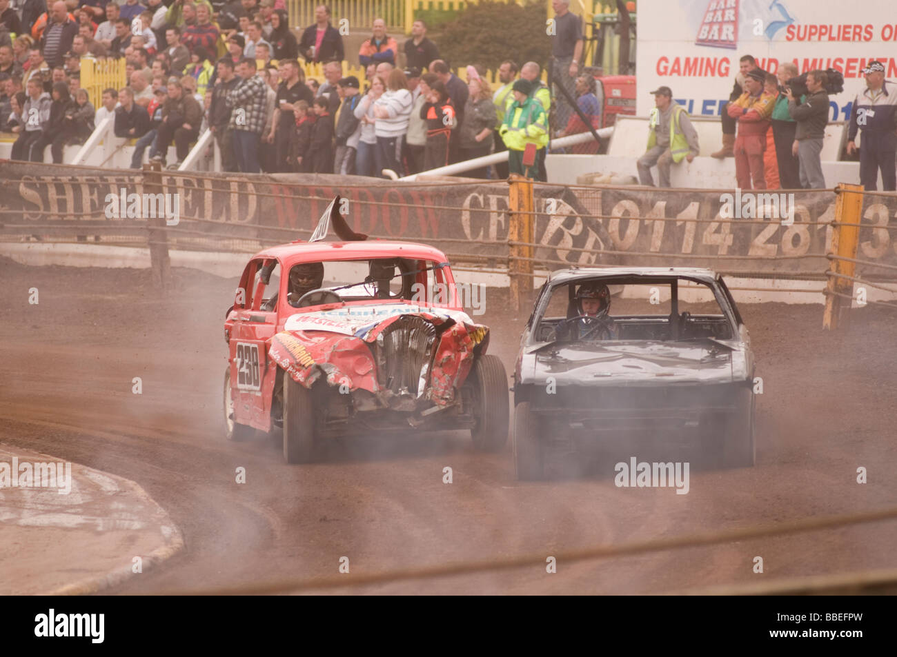banger racing demolition derby destruction car crash crashing wreck ...