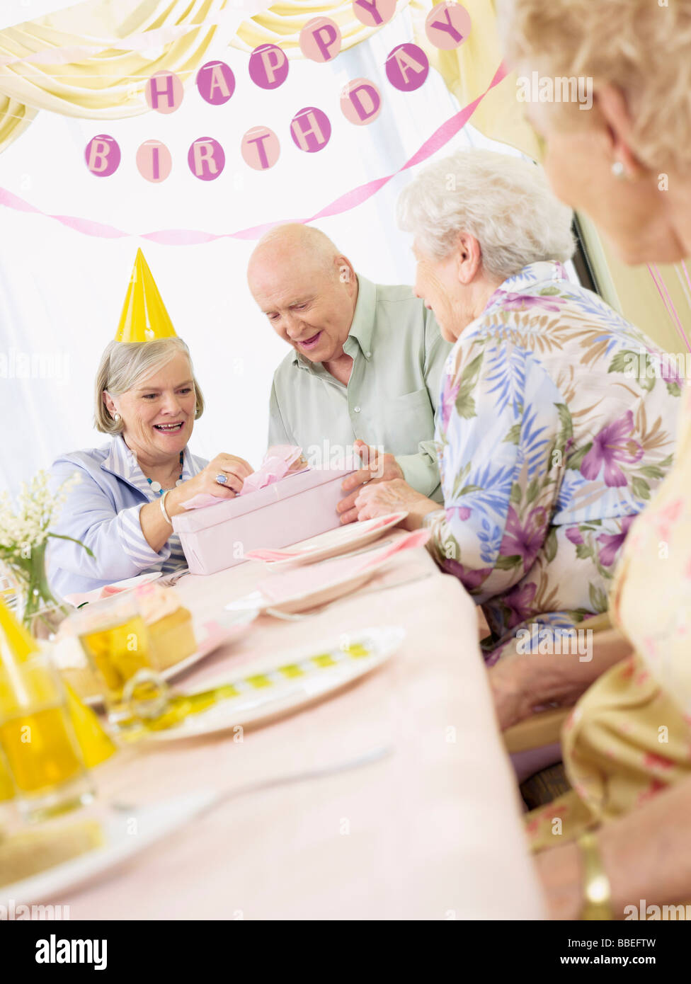 Man festive home party hi-res stock photography and images - Alamy