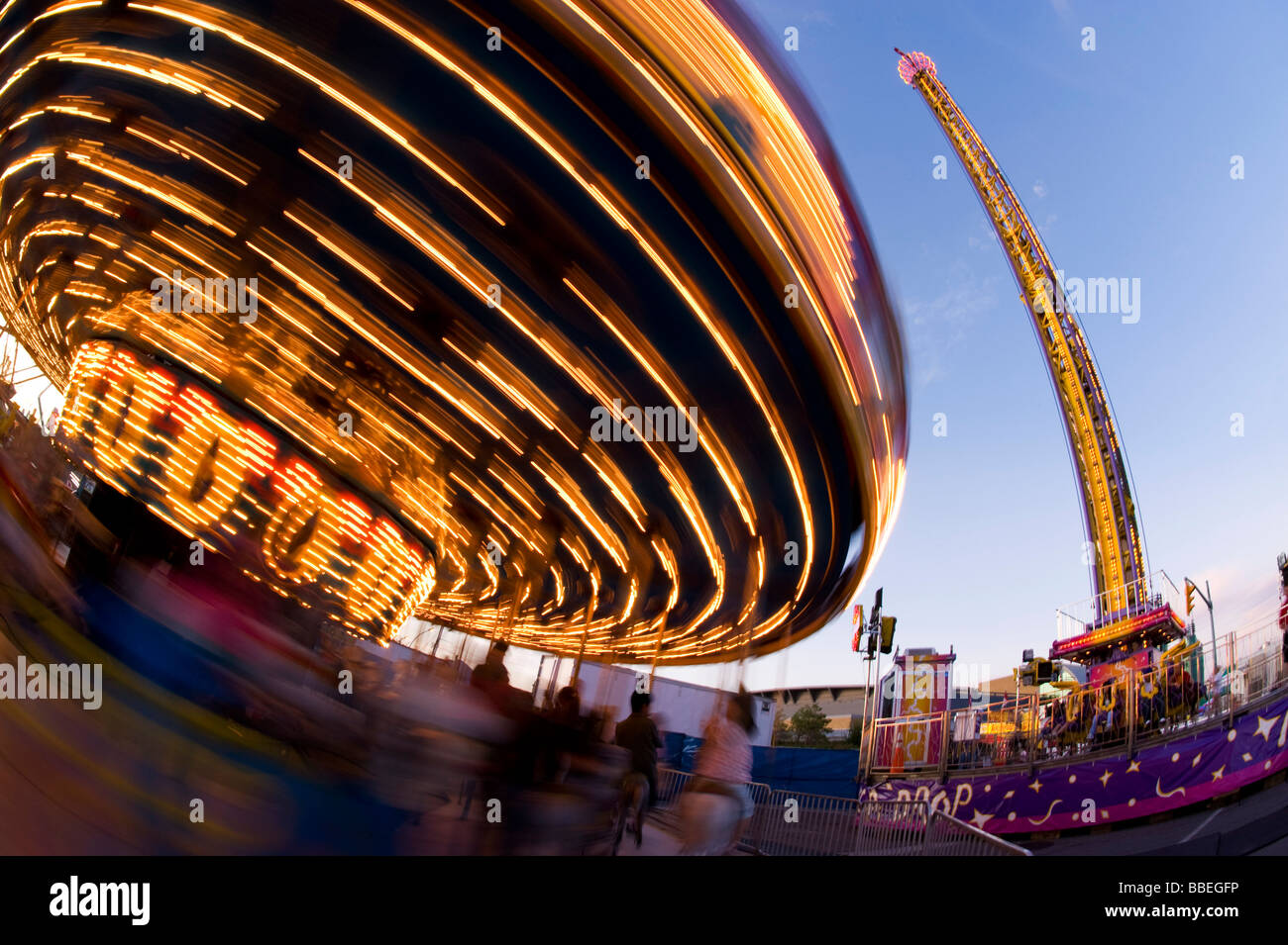Theme park ride and effects hi-res stock photography and images - Alamy