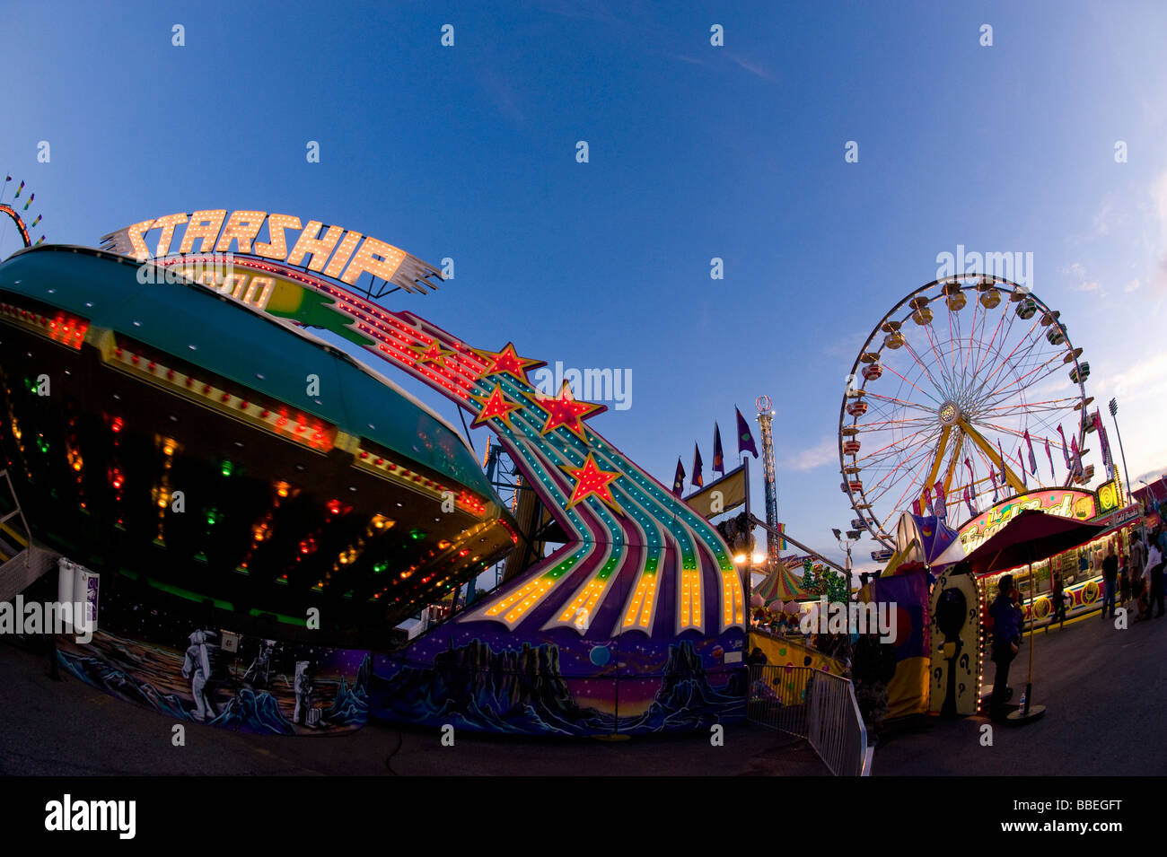 Amusementpark Rides, Toronto, Ontario, Canada Stock Photo - Alamy