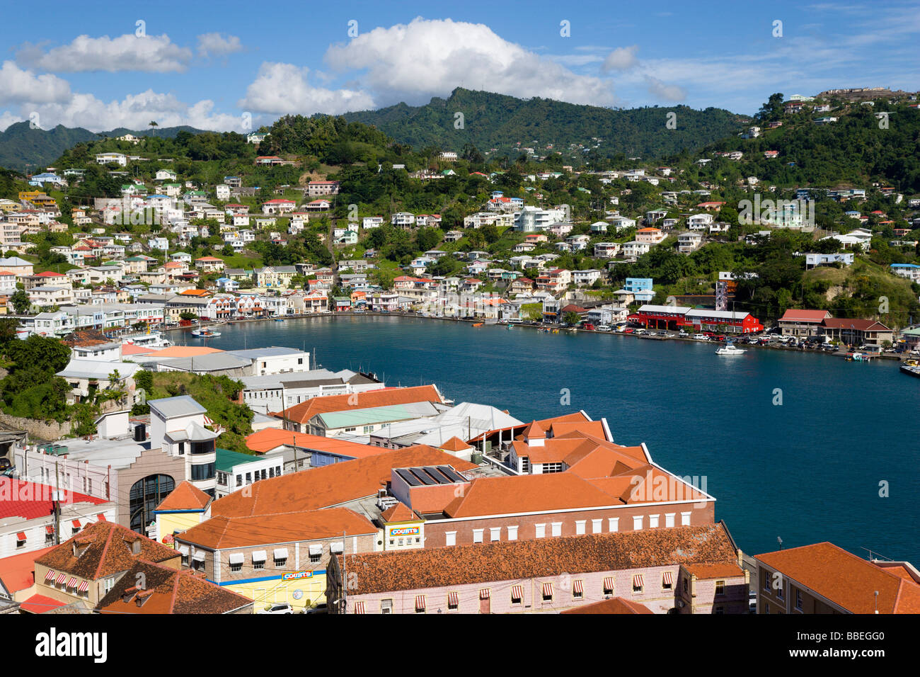 Grenada island saint georges capital High Resolution Stock Photography ...