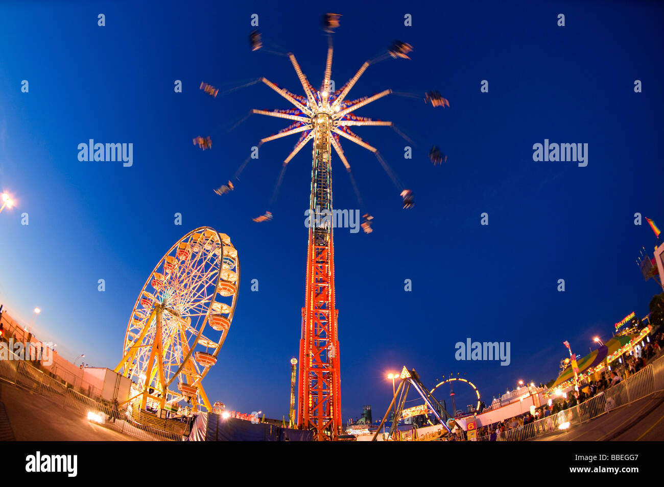 Amusementpark Rides, Toronto, Ontario, Canada Stock Photo - Alamy