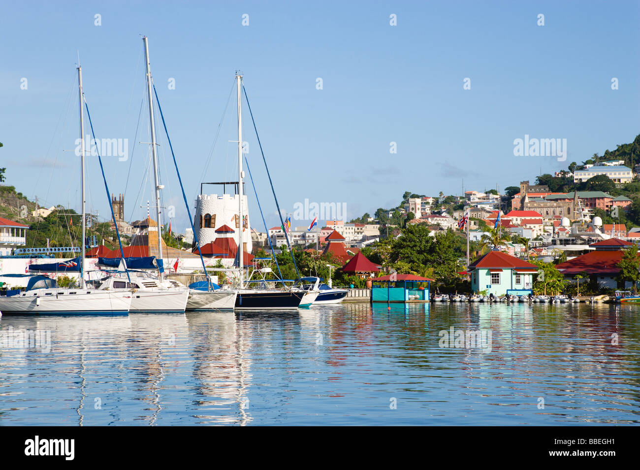 St georges marina grenada hi-res stock photography and images - Alamy