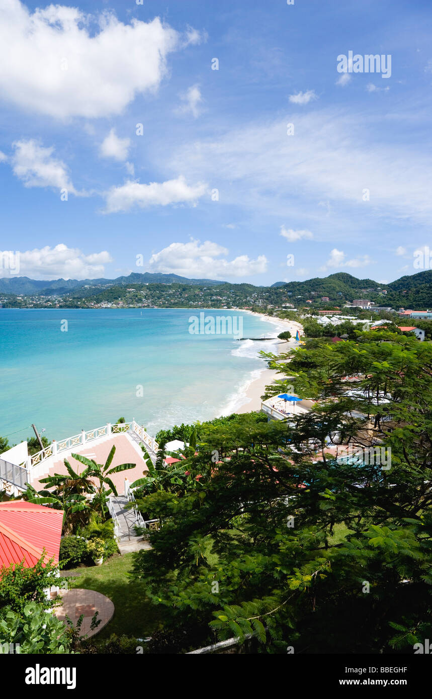 WEST INDIES Caribbean Grenada St George Waves of aquamarine sea ...