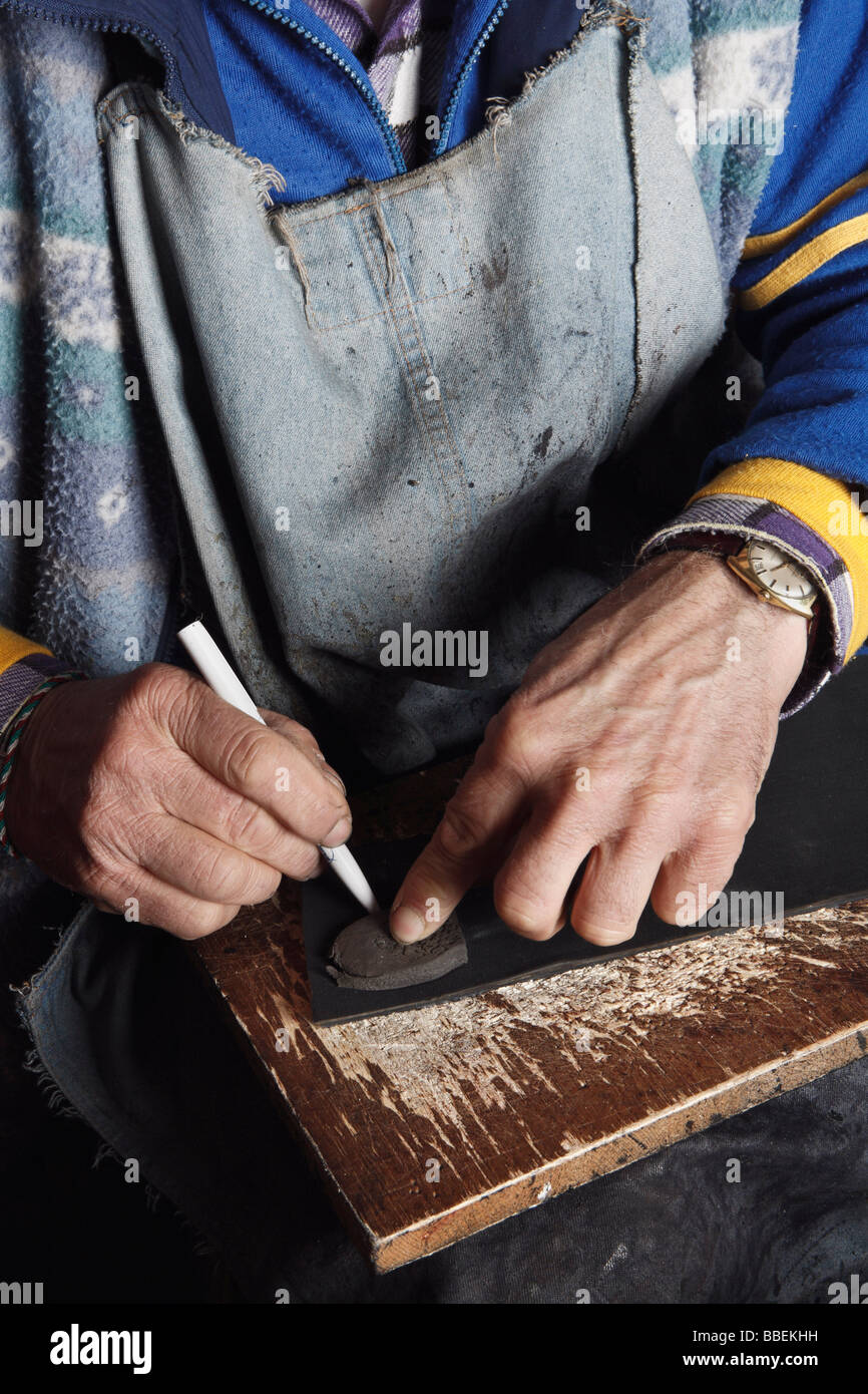 Old Shoemaker High Resolution Stock Photography and Images - Alamy