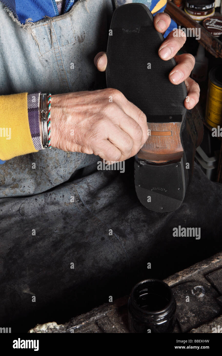 Old Shoemaker High Resolution Stock Photography and Images - Alamy