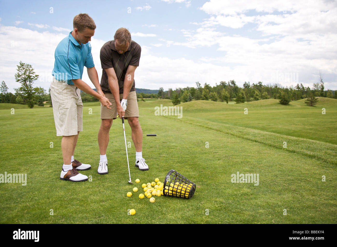 Golf lesson hi-res stock photography and images - Alamy