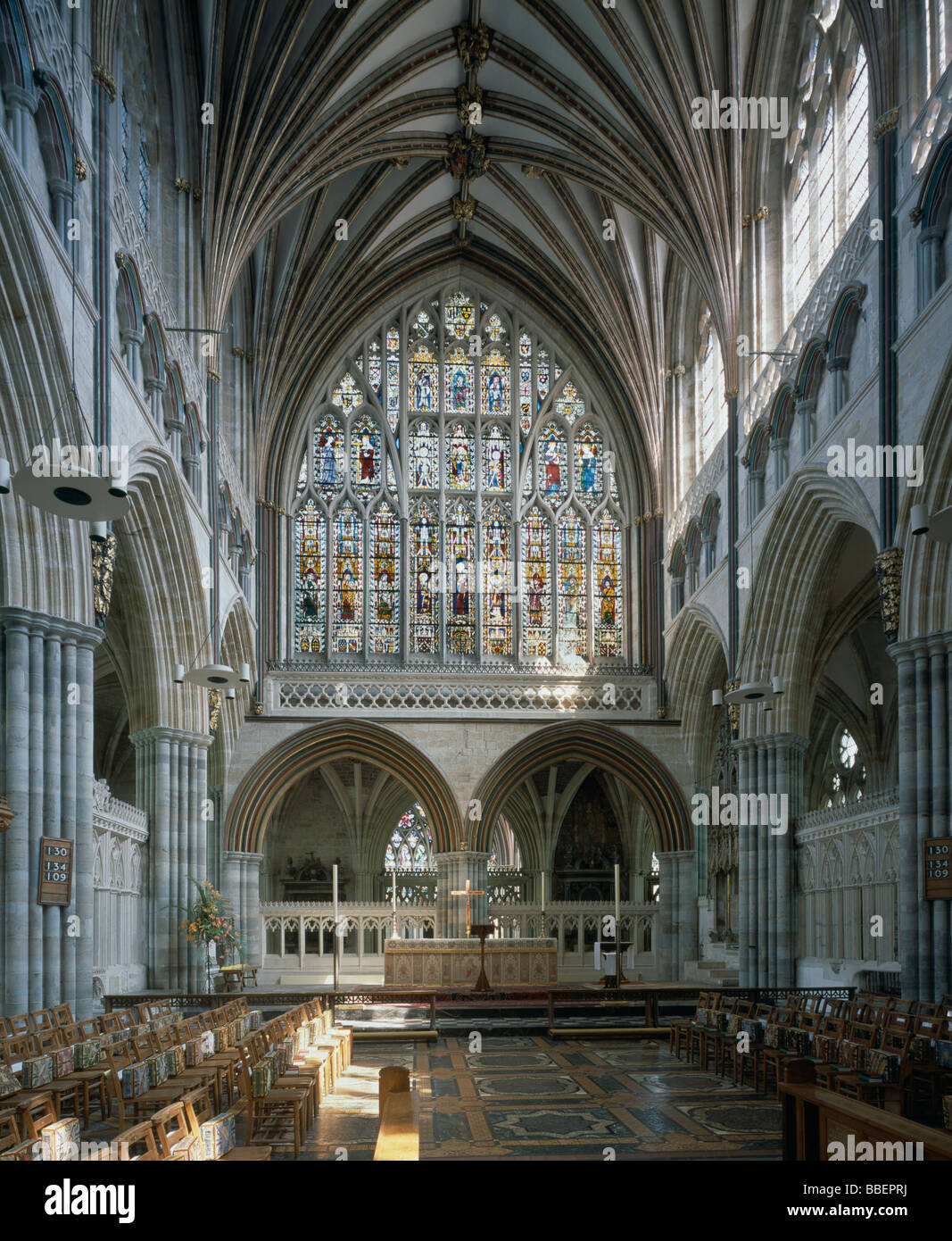 Exeter cathedral choir hi-res stock photography and images - Alamy