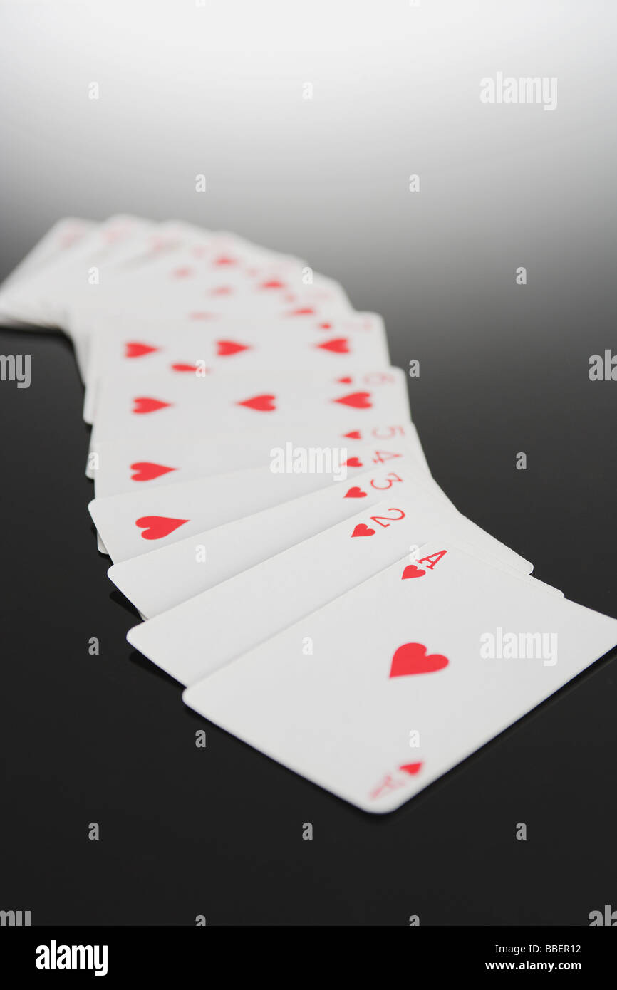 Playing cards spread out hi-res stock photography and images - Alamy