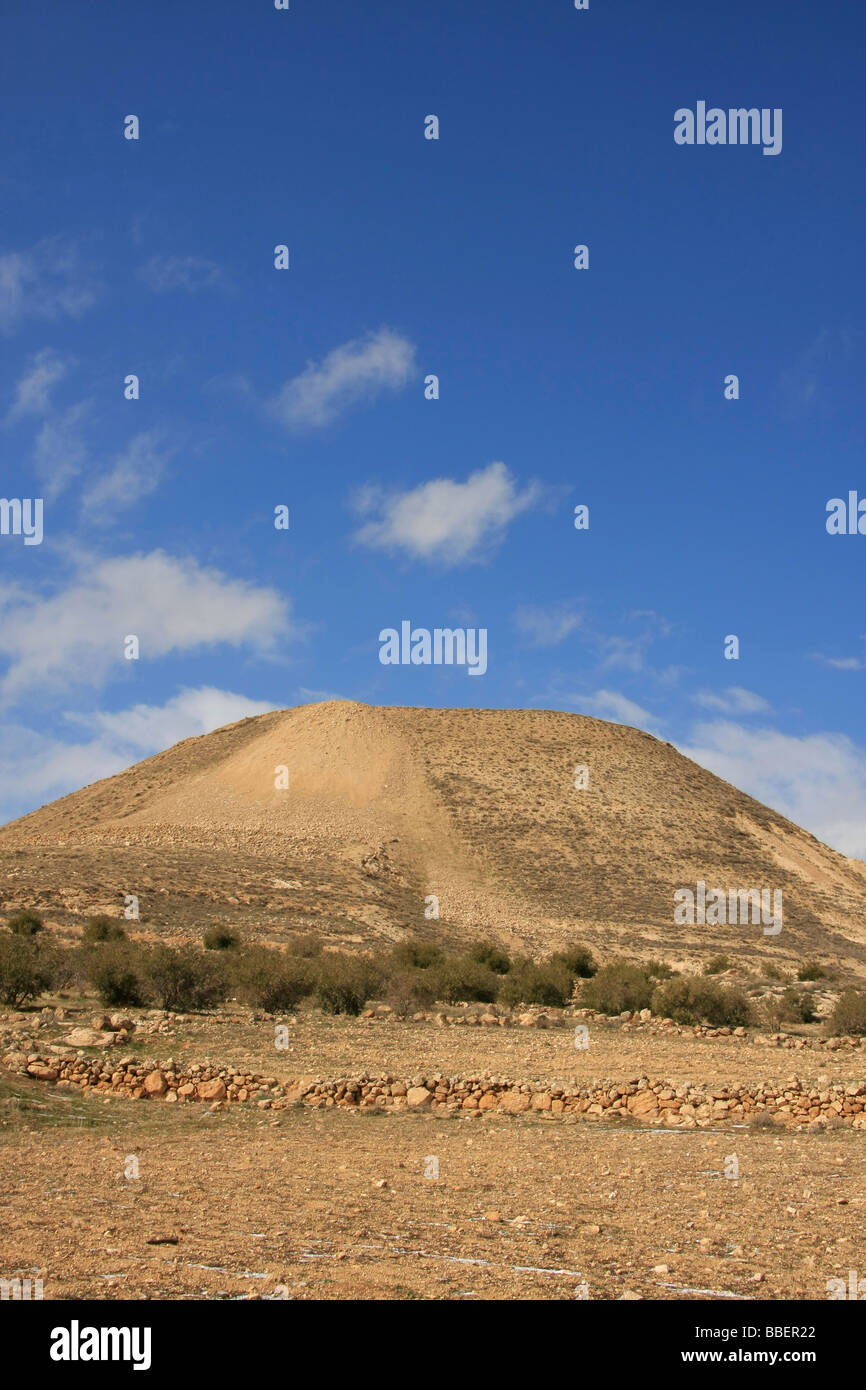 Judea Herodion built by Herod the Great as a fortified palace Stock ...