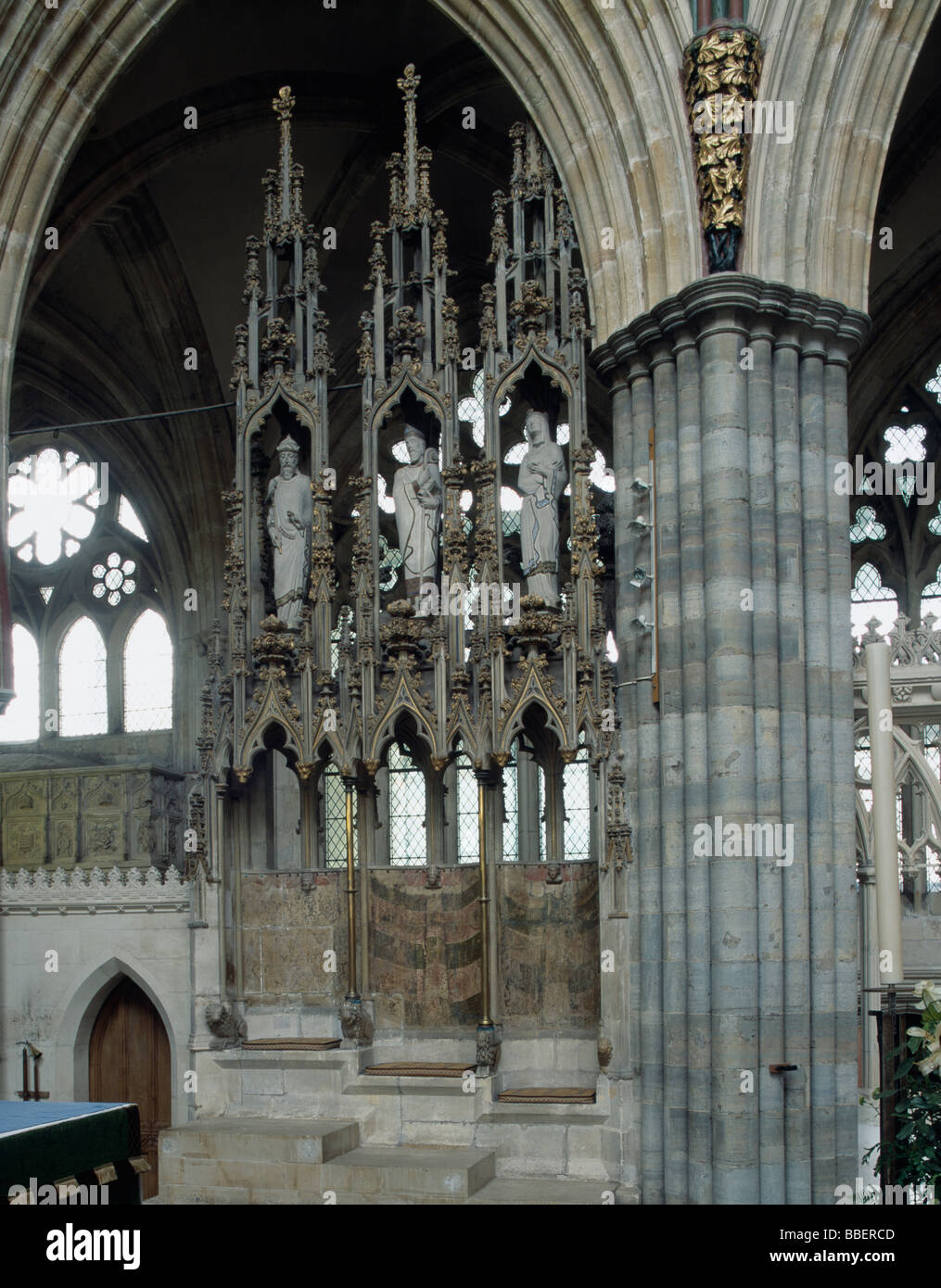 Exeter Cathedral Sedilia Stock Photo - Alamy