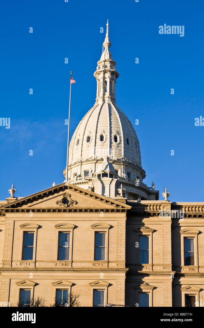 State Capitol of Michigan Stock Photo - Alamy