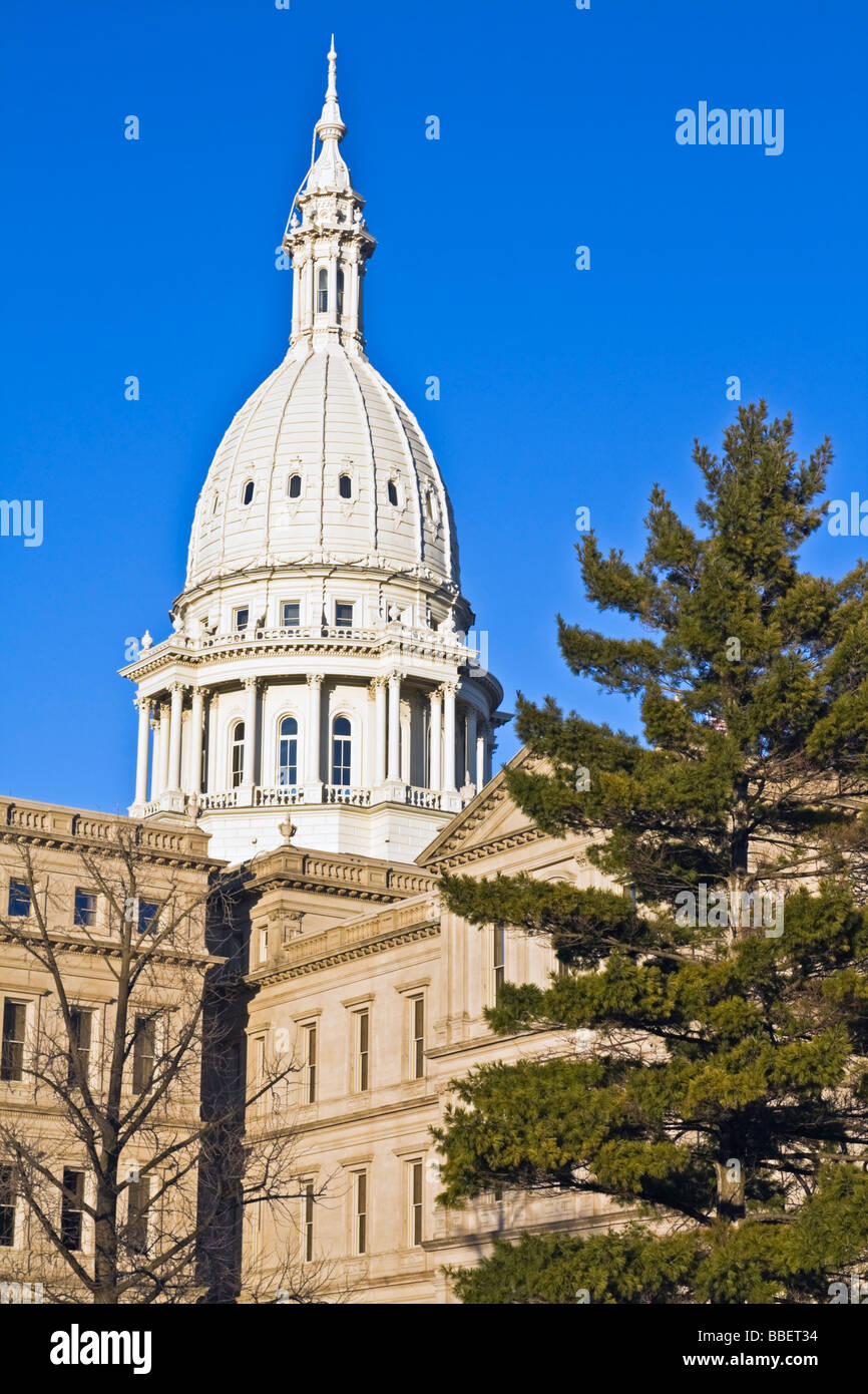 State Capitol of Michigan Stock Photo - Alamy