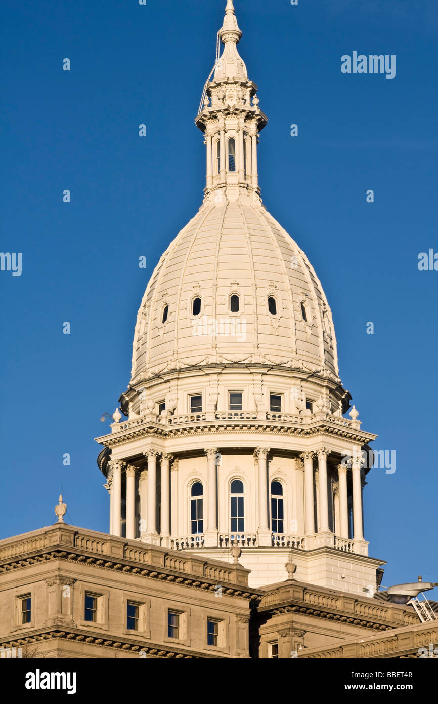 State Capitol of Michigan Stock Photo - Alamy