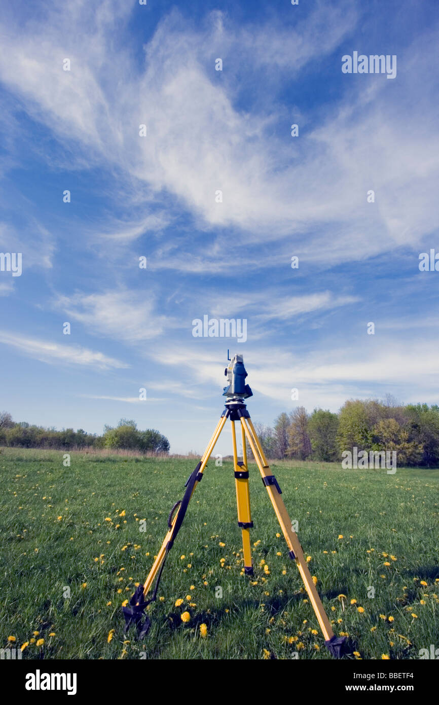 Surveying during the spring time Stock Photo - Alamy