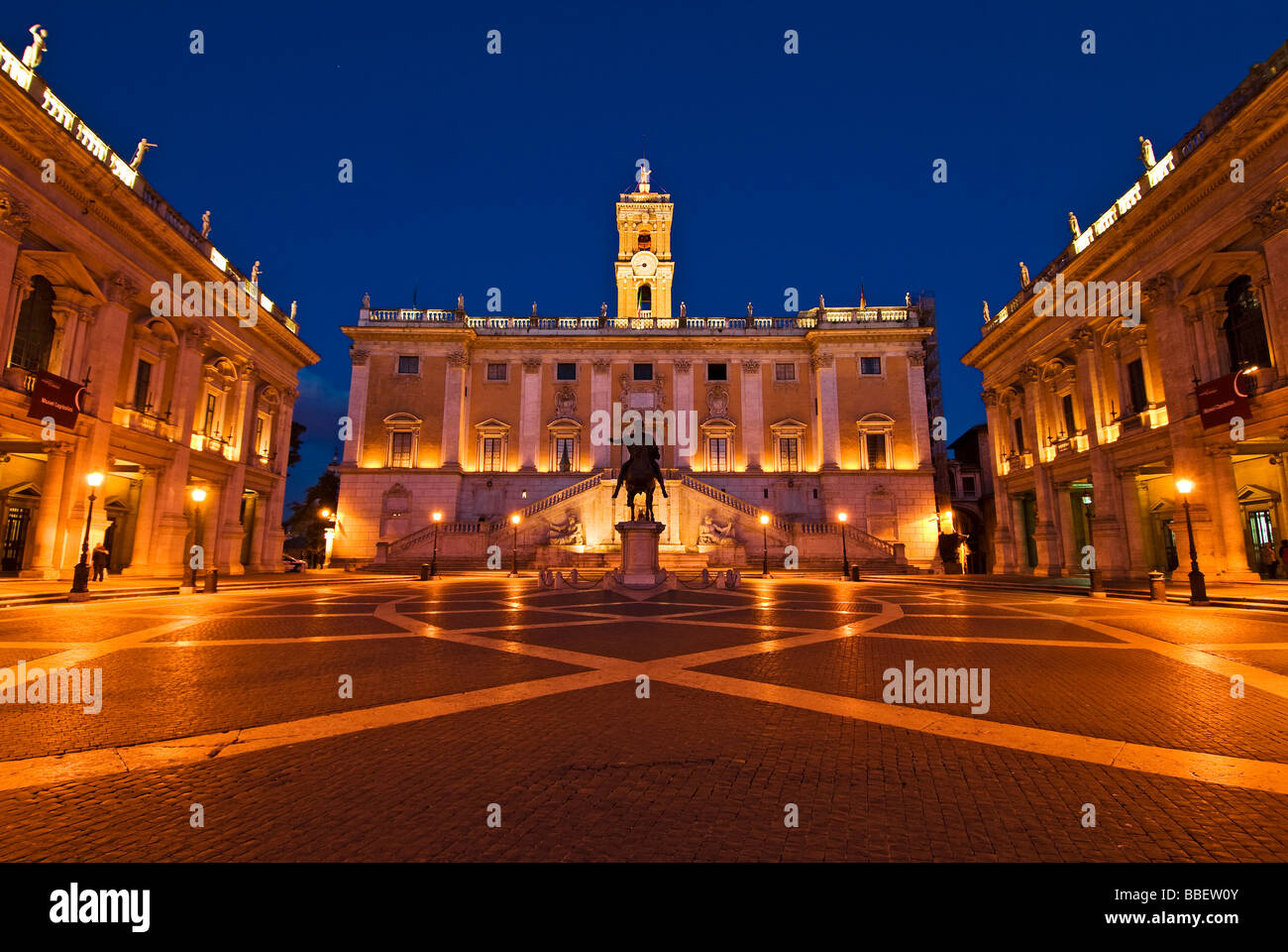 the Campidoglio square in Rome - Italy Stock Photo - Alamy