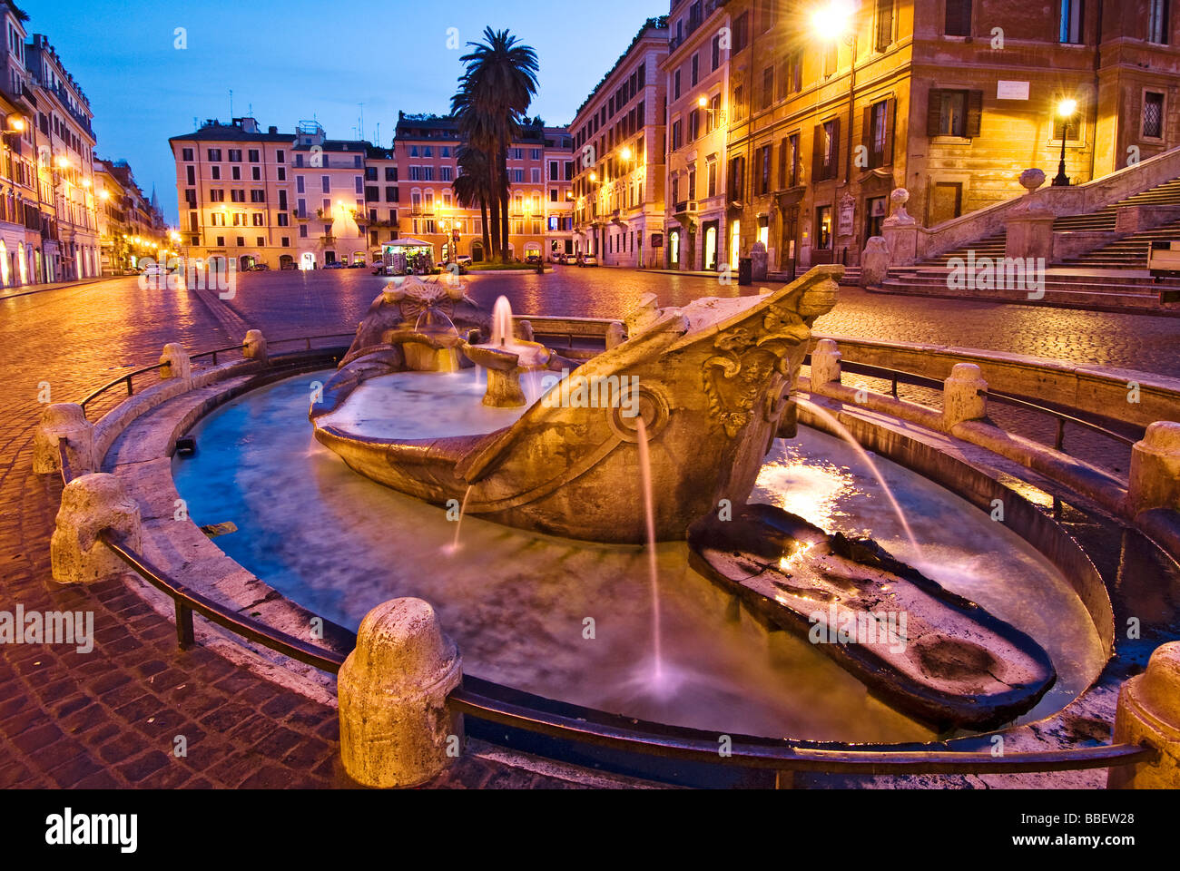 Piazza di Spagna in Rome - Italy Stock Photo - Alamy