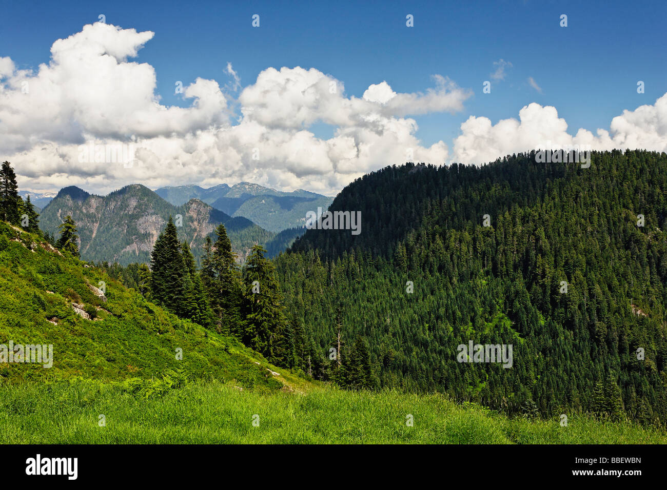 Surrounding mountain landscapes are stunning around Grouse Mountain ...
