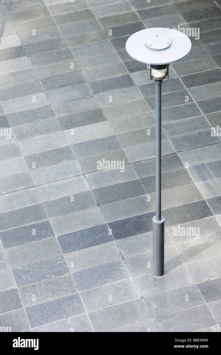 Lamp post in city square Stock Photo - Alamy