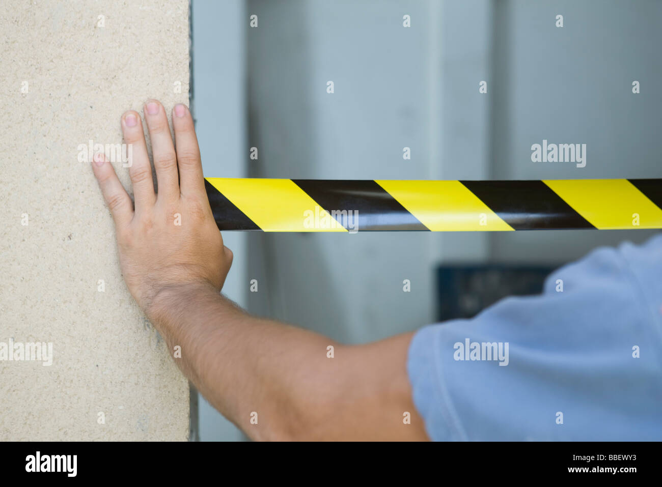 Safety tape hi-res stock photography and images - Alamy