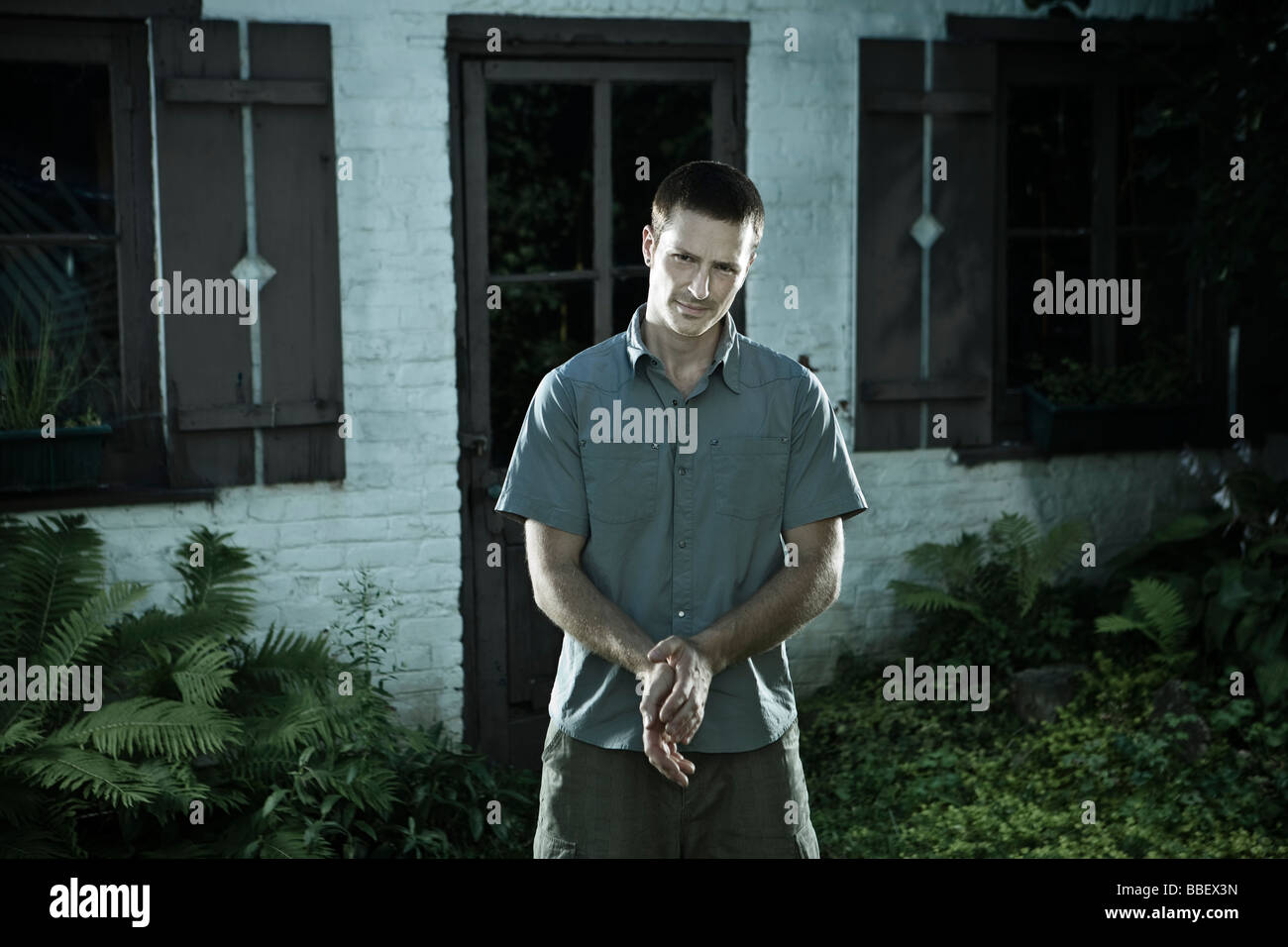 Creepy backyard hi-res stock photography and images - Alamy