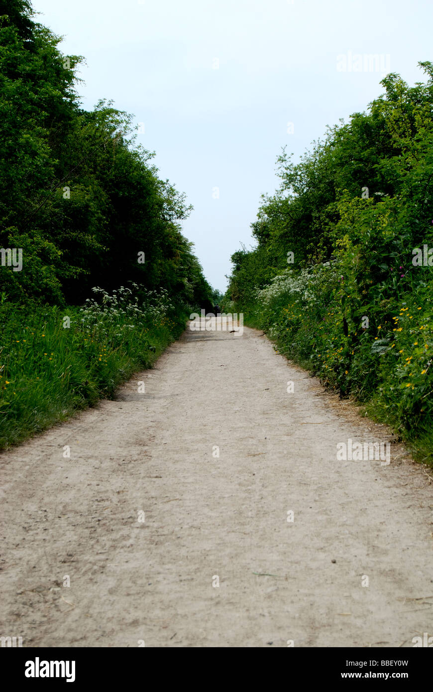 The Ridgeway path close by to Waylands Smithy in Oxfordshire Stock ...