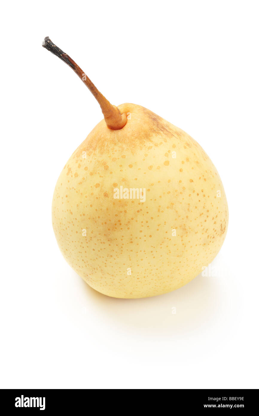 Pear isolated against white background Stock Photo - Alamy