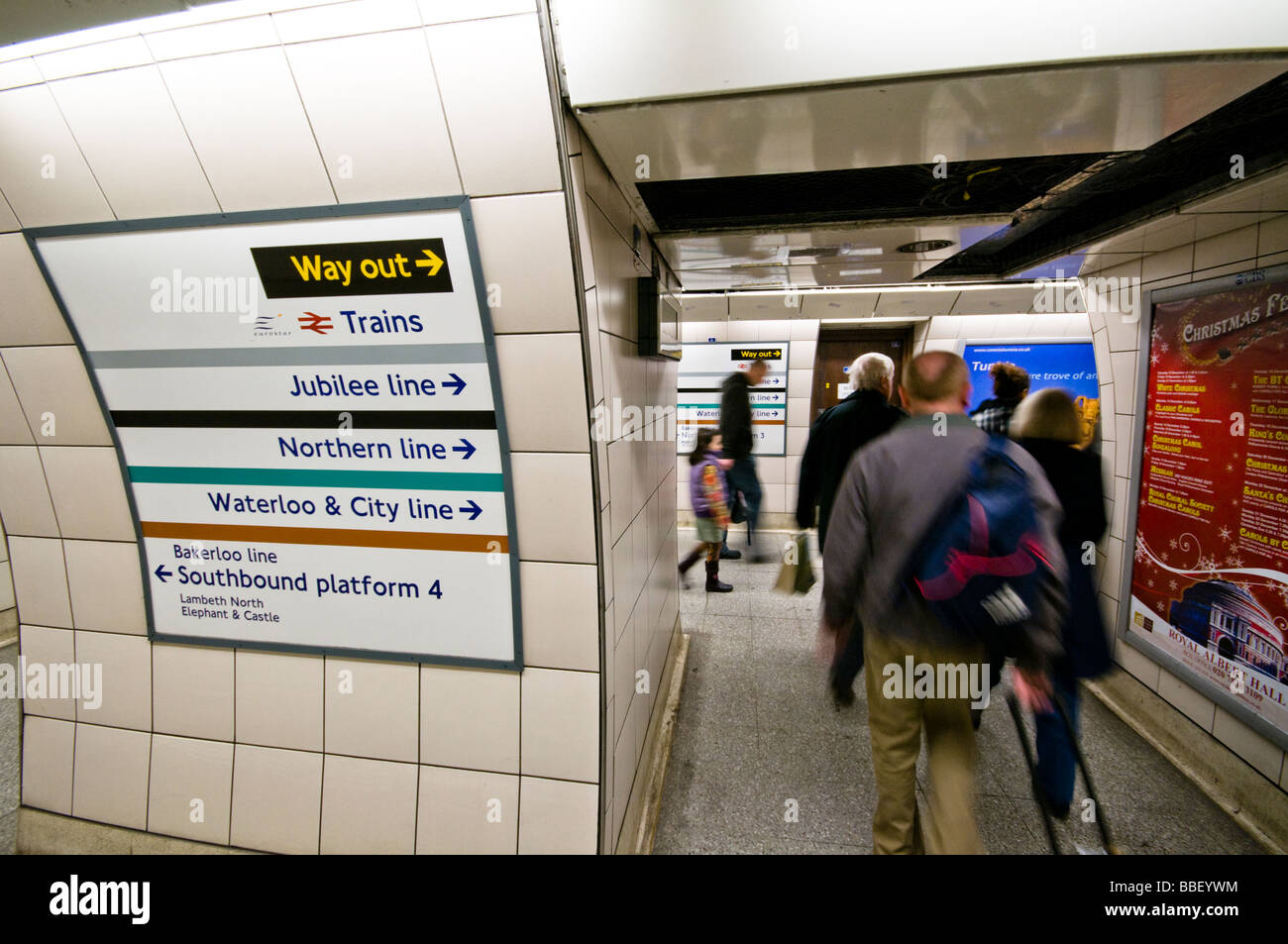 London Underground passageway, London, UK Stock Photo - Alamy