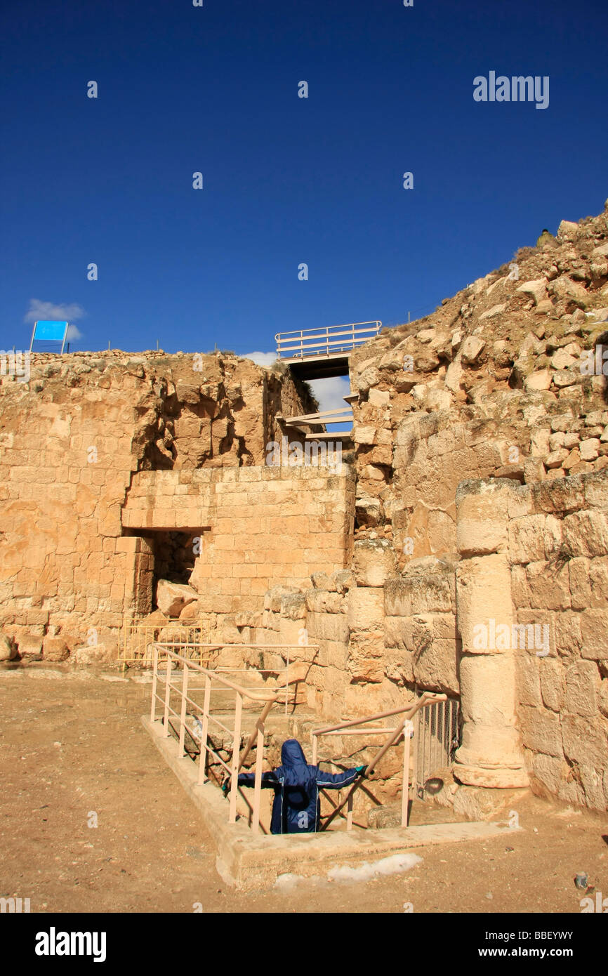 Judea Herodion built by Herod the Great as a fortified palace the ...