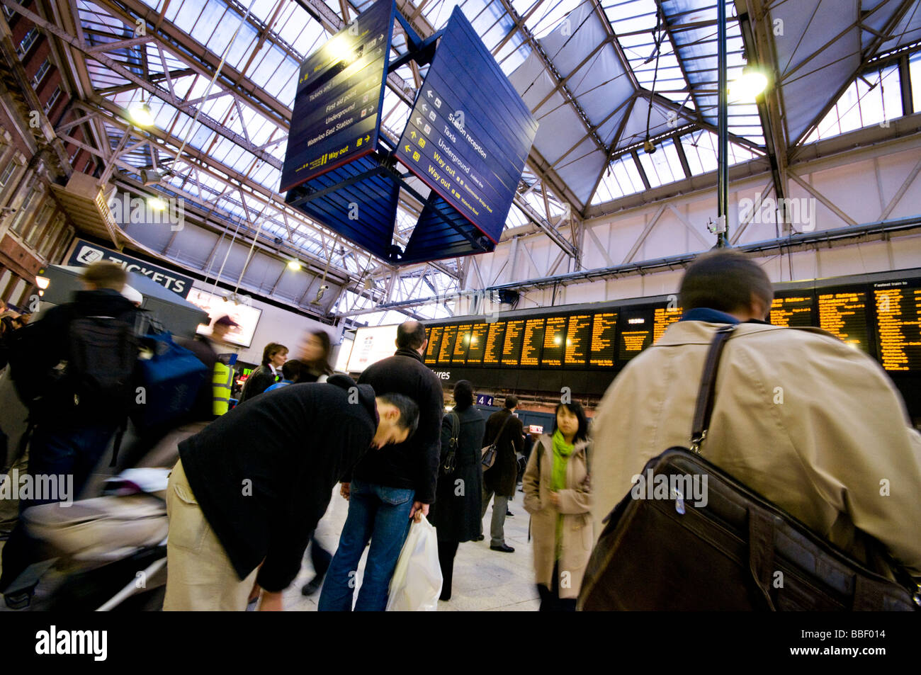 Train destination board uk hi-res stock photography and images - Alamy