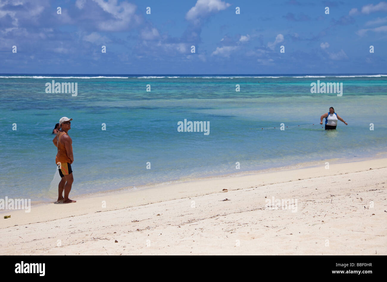 Cook islander fisherman hi-res stock photography and images - Alamy