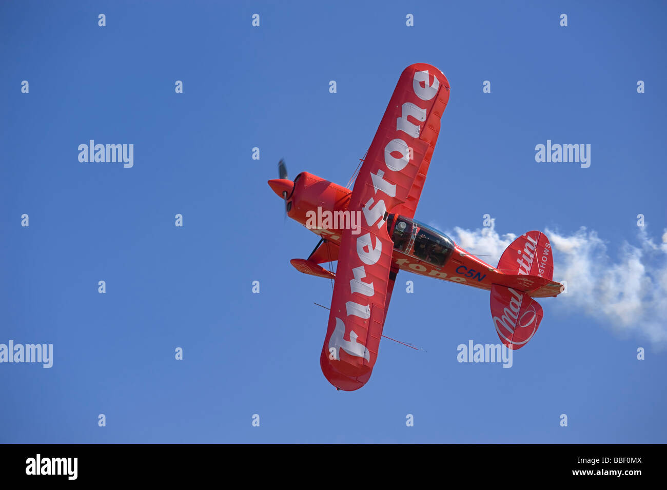 Acrobatic Plane in Flight Stock Photo - Alamy