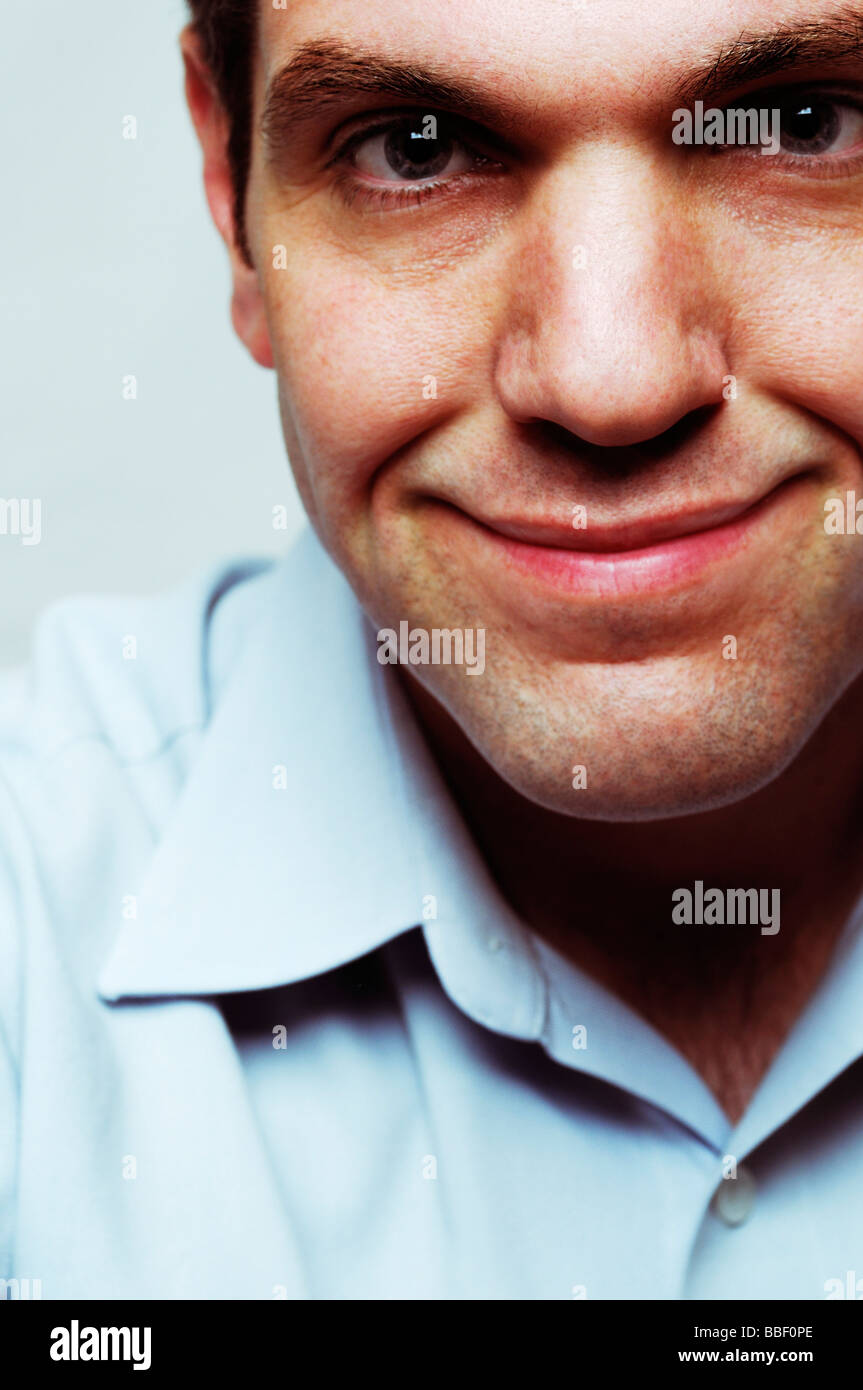 Portrait of an Adult Male Stock Photo - Alamy