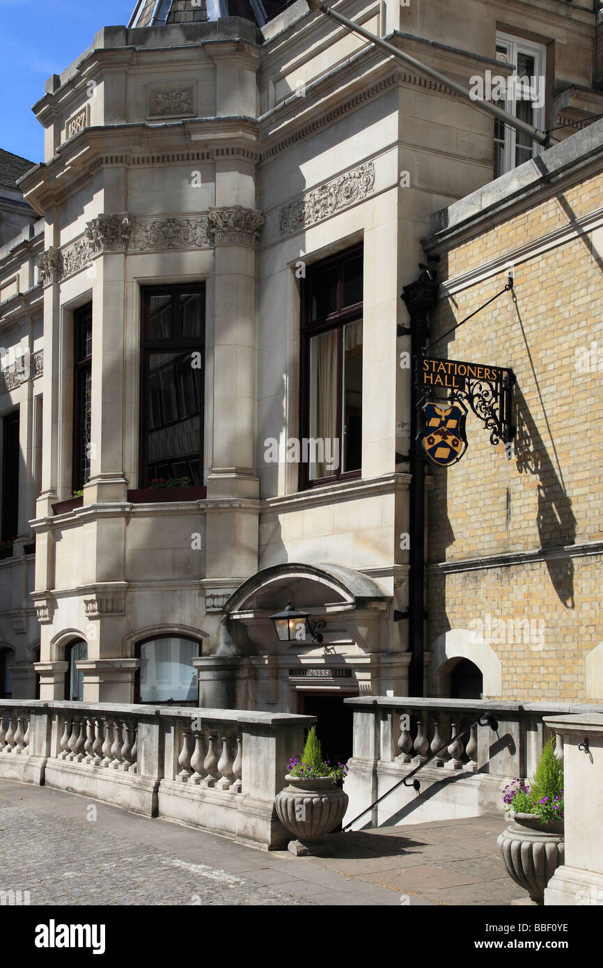 Stationers' Hall - Ave Maria Lane, London, City of London England Stock ...