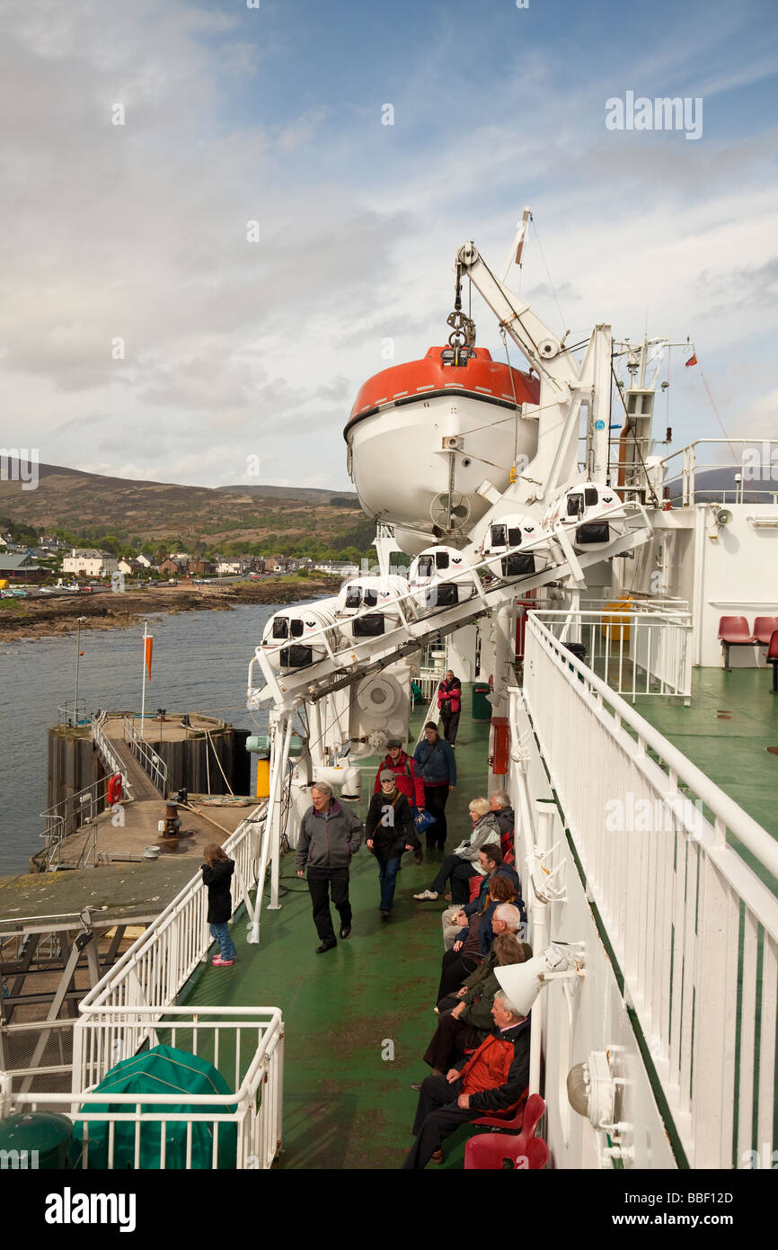 Lifeboat on a passenger ferry Stock Photo - Alamy