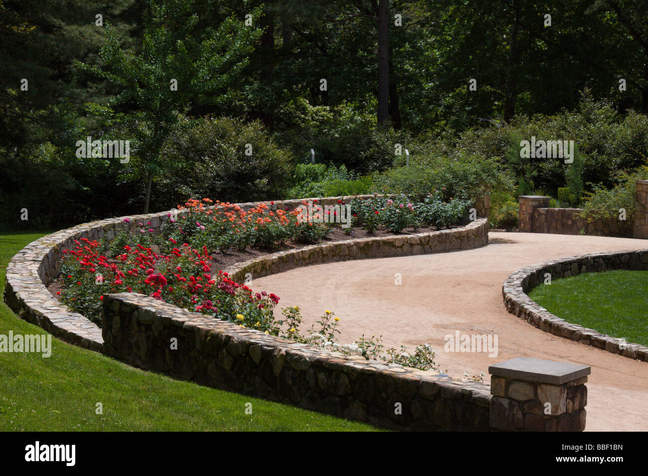 Sarah Duke Gardens, Duke University, Durham NC USA Stock Photo - Alamy