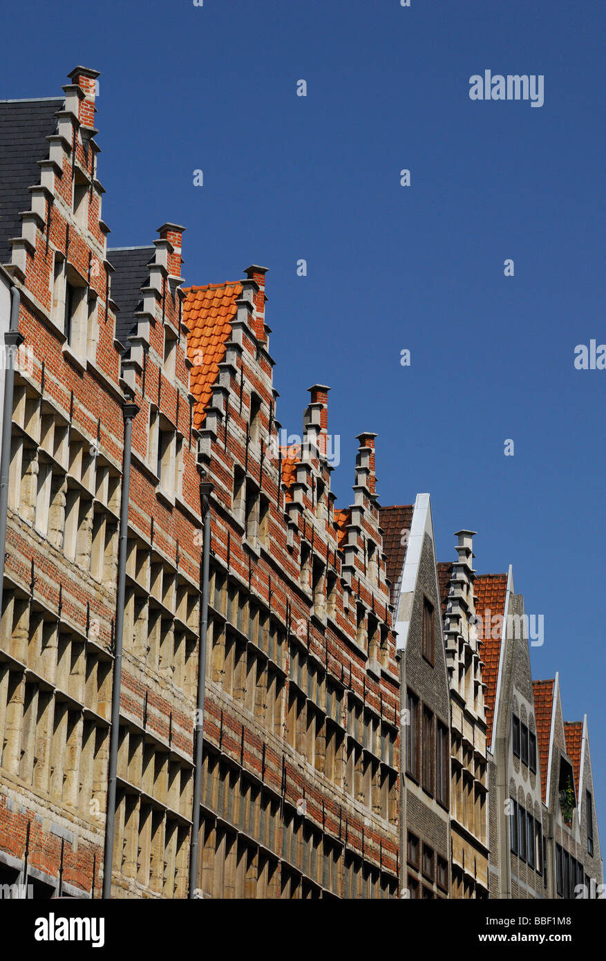 Flemish houses in Antwerp, Belgium Stock Photo - Alamy