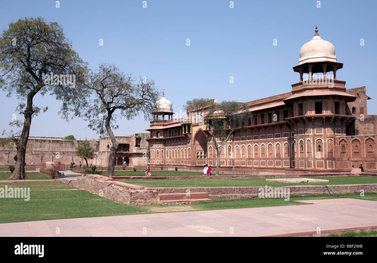 Agra Fort Agra Uttar Pradesh India Stock Photo - Alamy