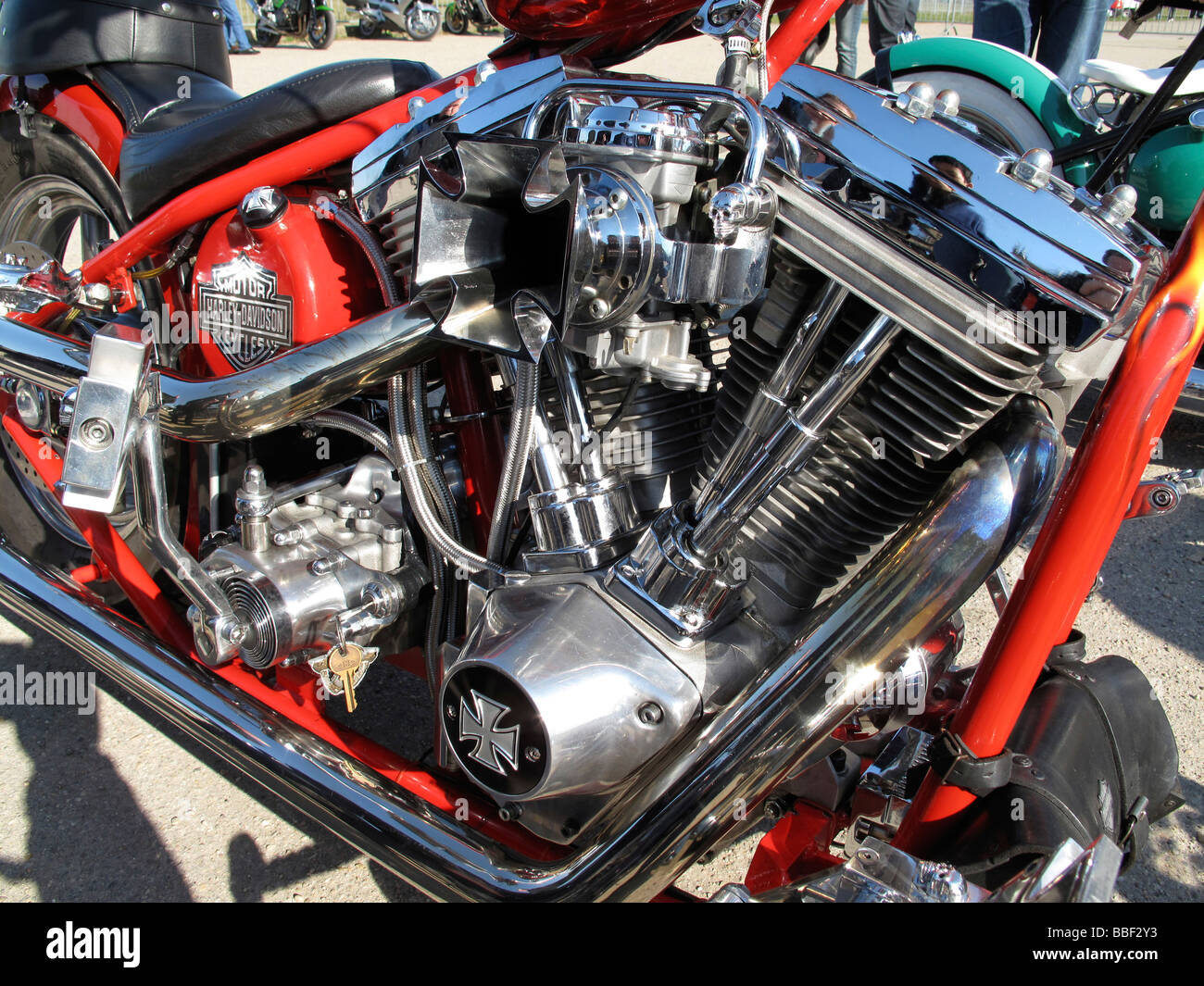 Chopper harley davidson hi-res stock photography and images - Alamy
