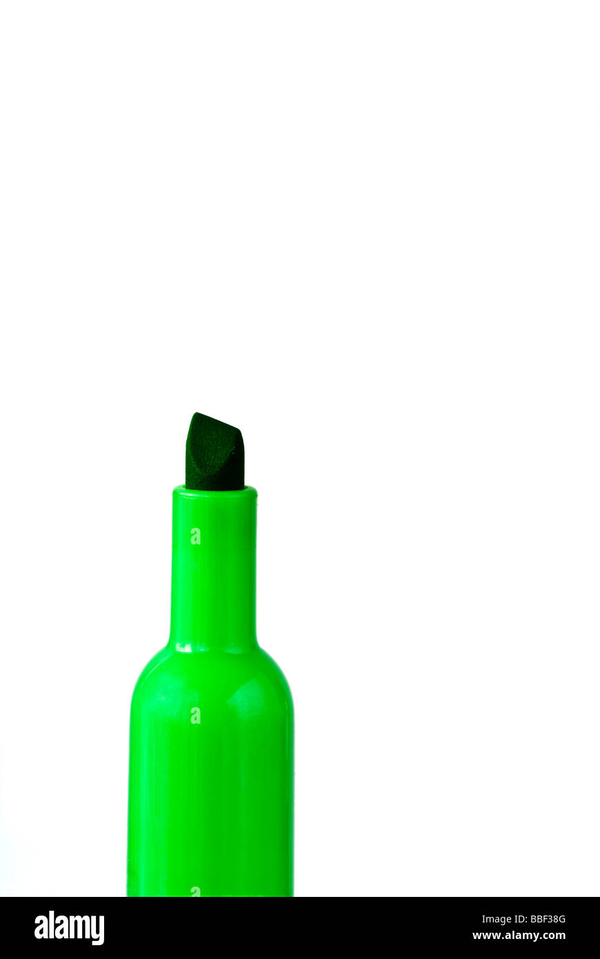 Green marker pen hi-res stock photography and images - Alamy