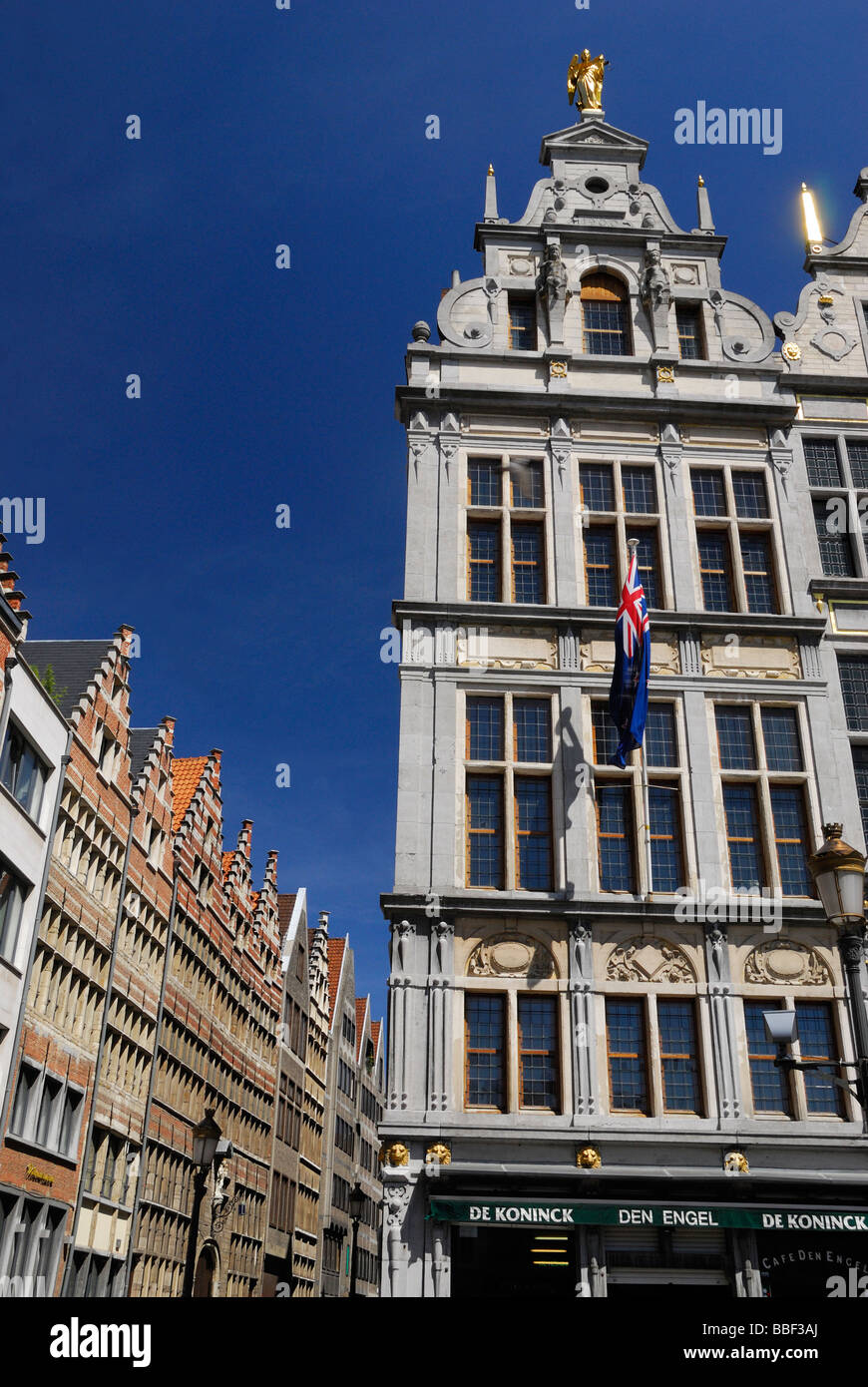 Flemish houses in Antwerp Stock Photo - Alamy