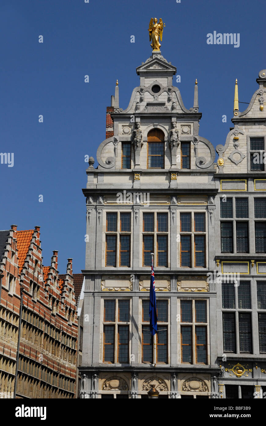 Flemish houses in Antwerp Stock Photo - Alamy