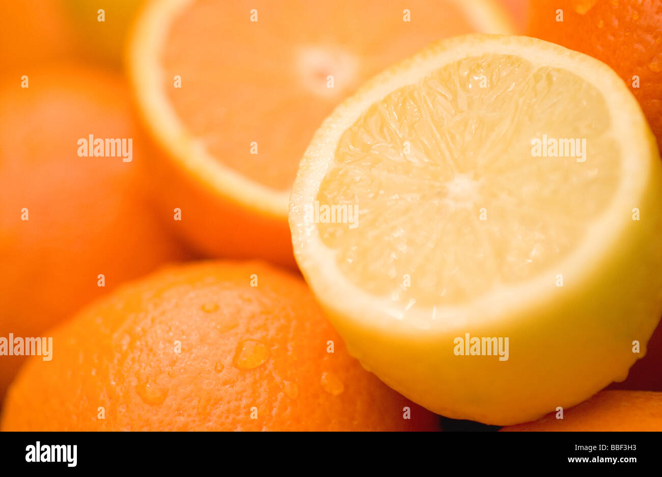 sliced citrus fruit Stock Photo - Alamy