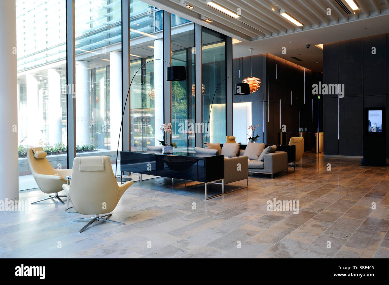 Hotel reception and interior architecture Stock Photo - Alamy